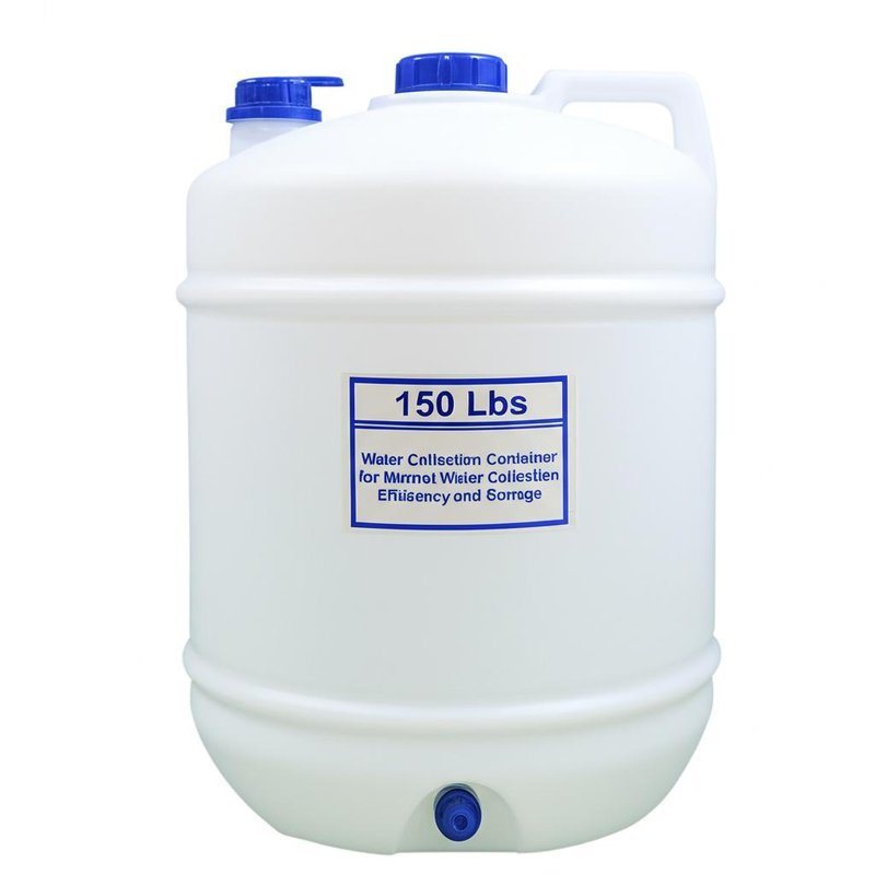 150 Lbs Water Collection Container for Mineral Water Collection ...